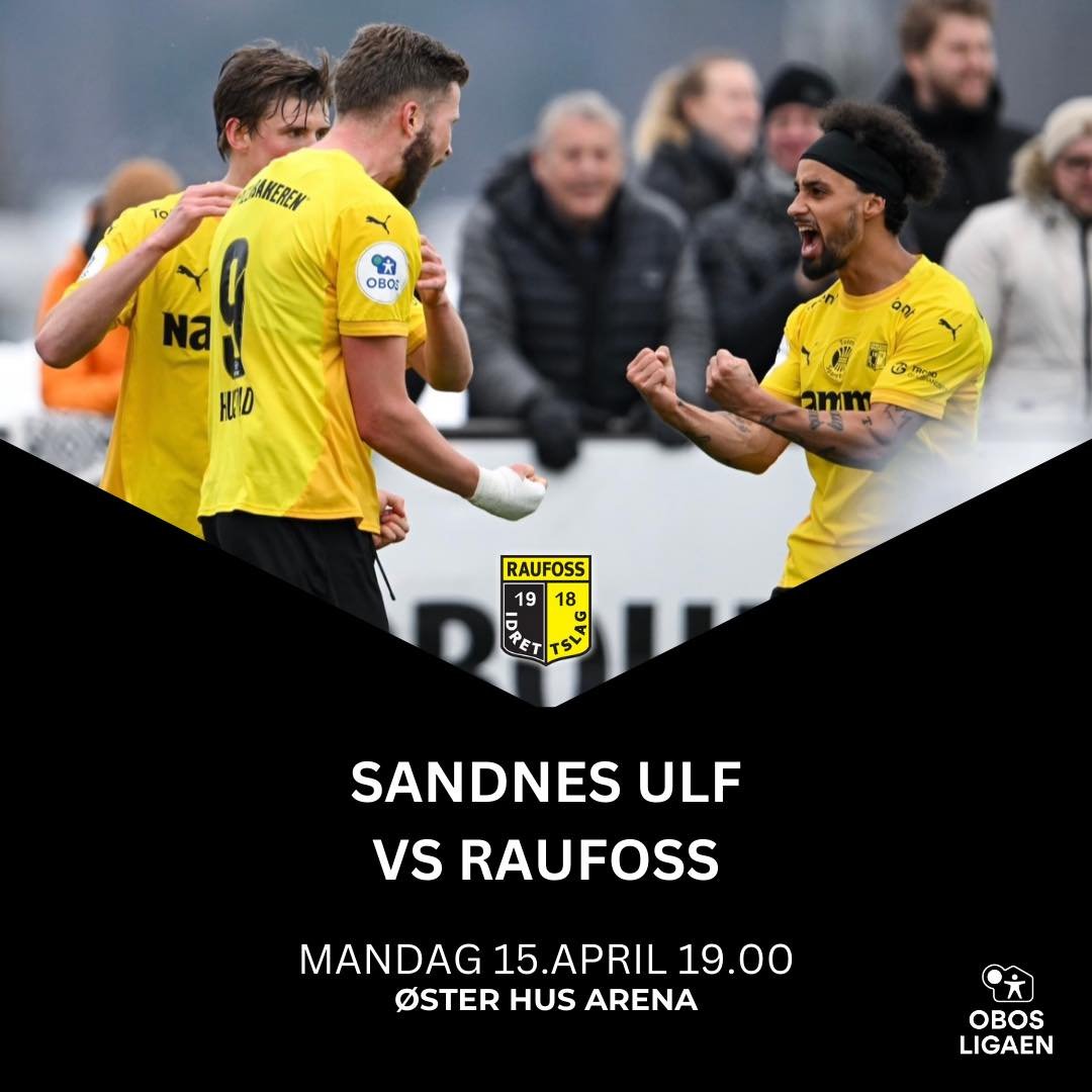 Til Sandnes på mandag / Raufoss